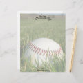 Baseball letterhead | Zazzle