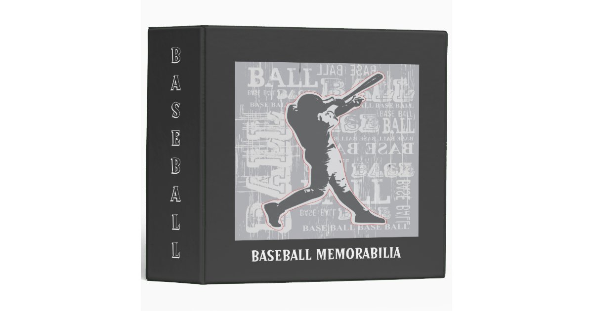 Baseball Memorabilia Binder | Zazzle