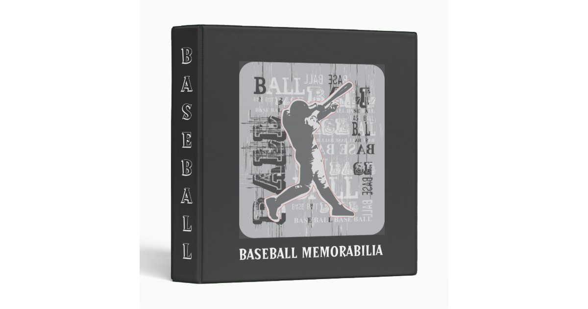 Baseball Memorabilia Binder | Zazzle