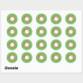 Baseball Mitten and Ball Birthday Classic Round Sticker | Zazzle