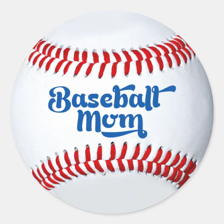 Baseball Mom Gift Sticker | Zazzle