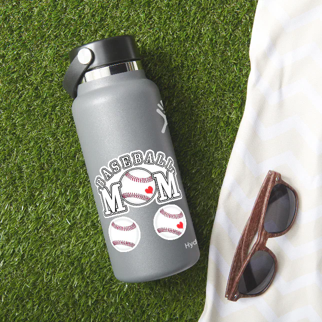 Baseball Mom Sticker | Zazzle
