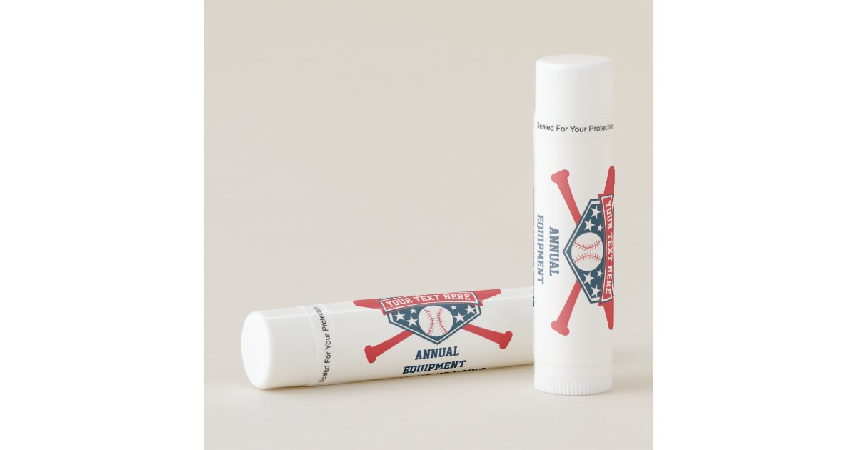 Baseball or Softball Fundraising Drive Lip Balm | Zazzle