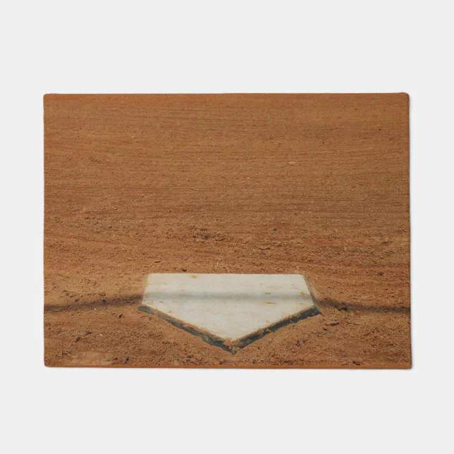 Baseball or Softball Home Plate Door Mat | Zazzle