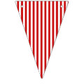 Baseball Party Blue Red Bunting Flag | Zazzle