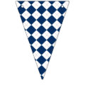 Baseball Party Blue Red Bunting Flag | Zazzle