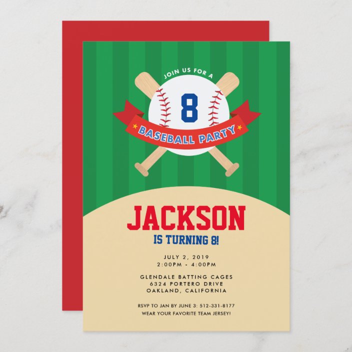 Baseball Party Invitation | Zazzle.com
