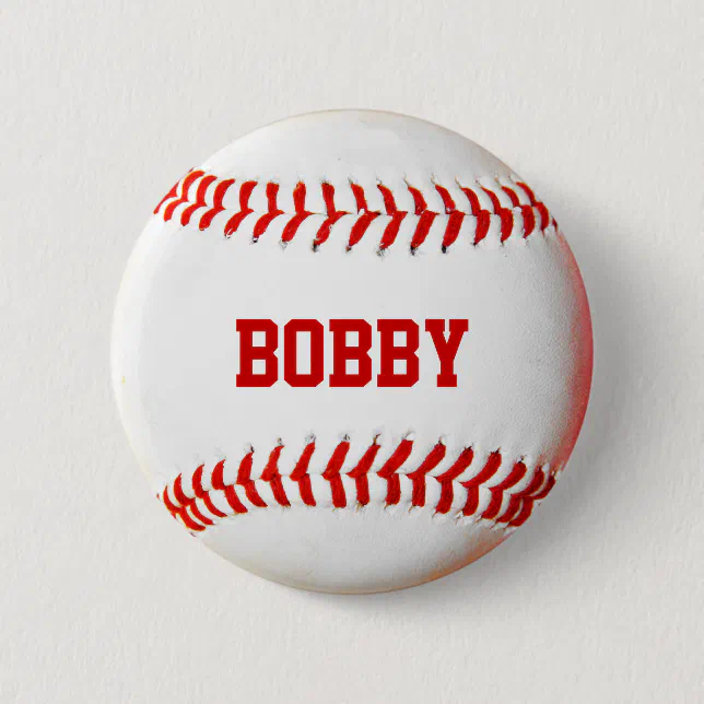 Baseball Personalized Pinback Button | Zazzle