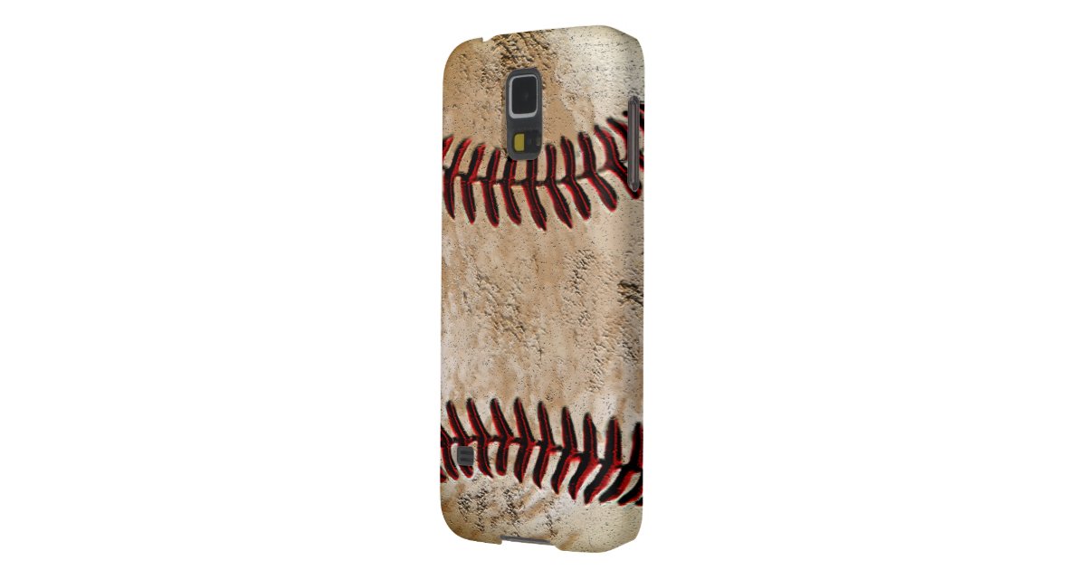 Baseball Phone Cases Rustic Old Baseball Galaxy S5 | Zazzle