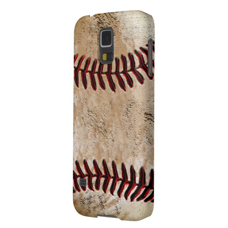 Baseball Phone Cases Rustic Old Baseball Galaxy S5 | Zazzle