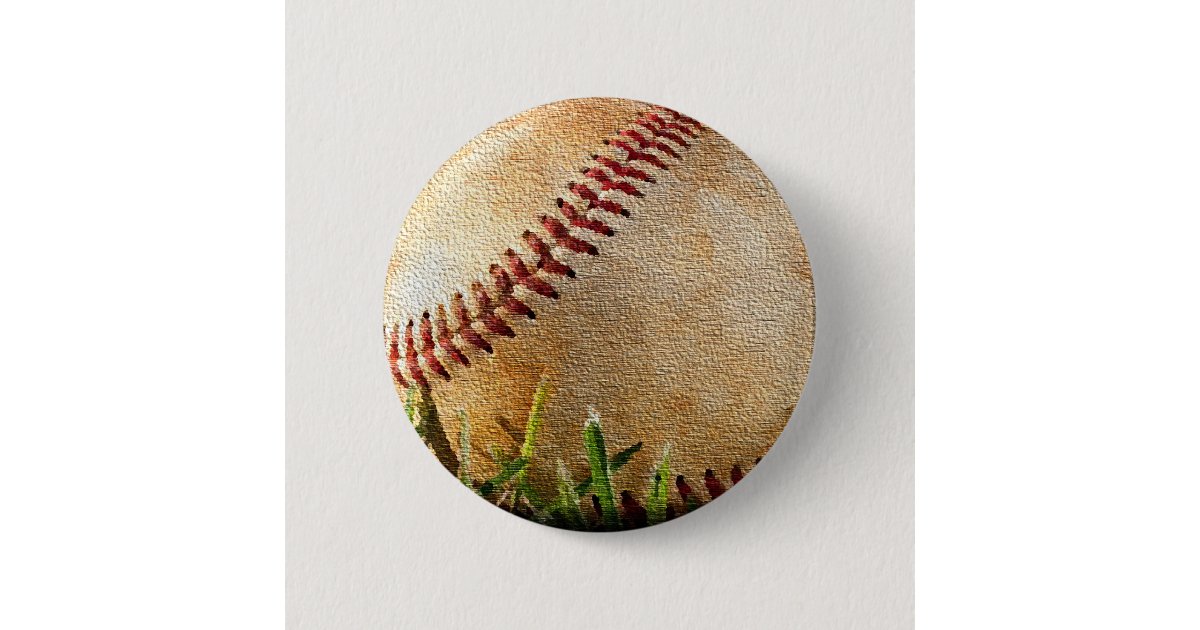 Baseball Pinback Button | Zazzle