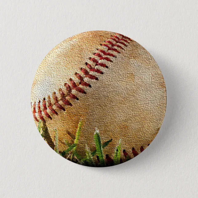 Baseball Pinback Button | Zazzle