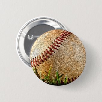 Baseball Pinback Button | Zazzle