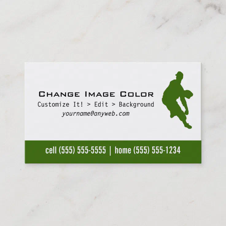 Baseball Pitcher - Personal Business Card | Zazzle