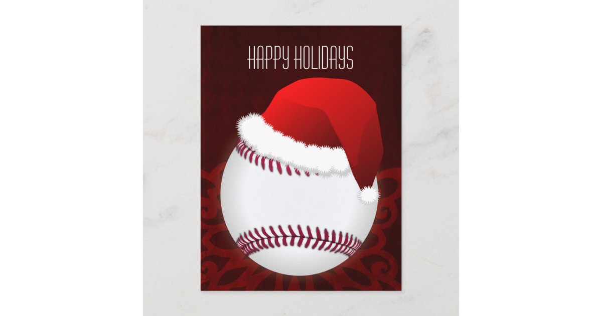 baseball player Christmas Cards | Zazzle