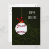 baseball player Christmas Cards | Zazzle