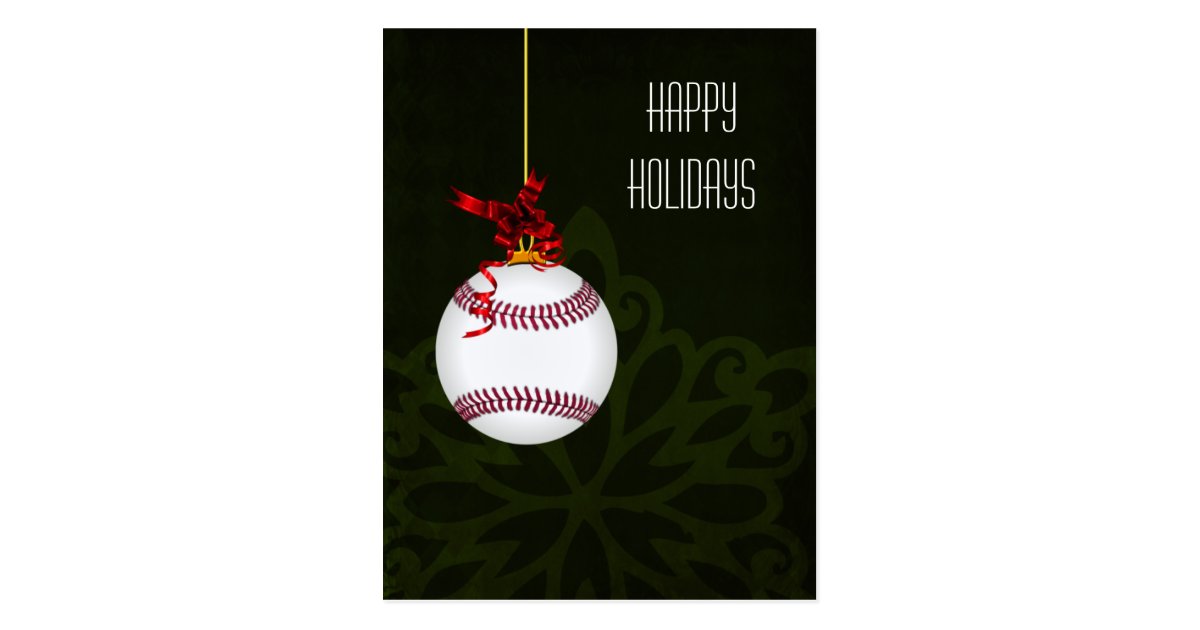 baseball player Christmas Cards | Zazzle.com