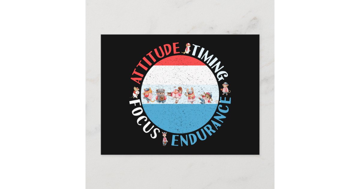 Baseball Player Mindset - Red White Blue Postcard | Zazzle