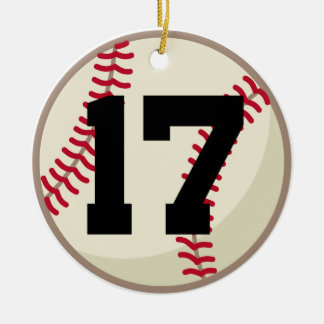 Numbers 17 Christmas Ornaments & Numbers 17 Ornament Designs | Zazzle