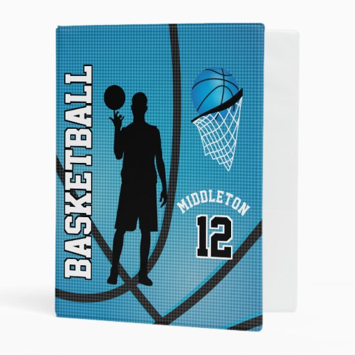 Baseball Player- Photo Album - Blue Mini Binder | Zazzle