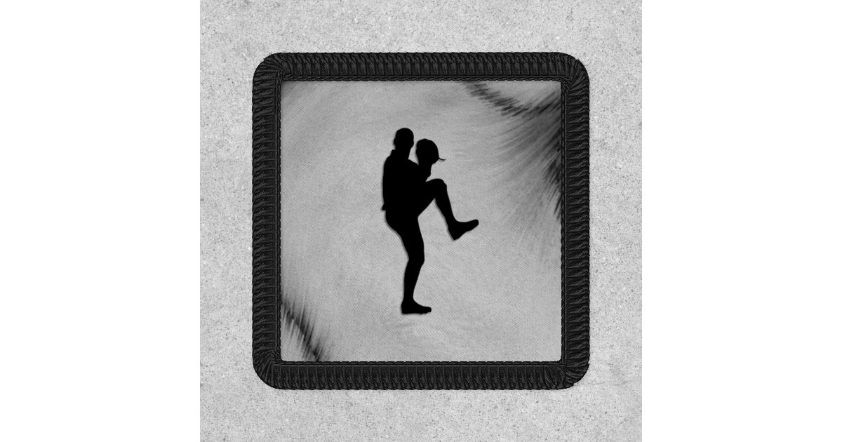 Baseball Player Pitcher Windup Patch Zazzle