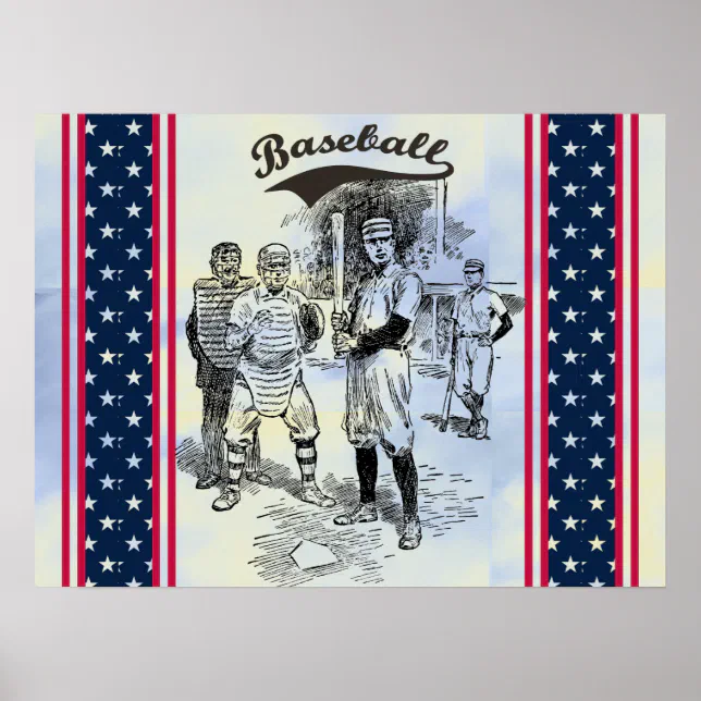 Baseball:Players Poster | Zazzle