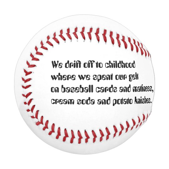 Baseball Poem Gift | Zazzle.com