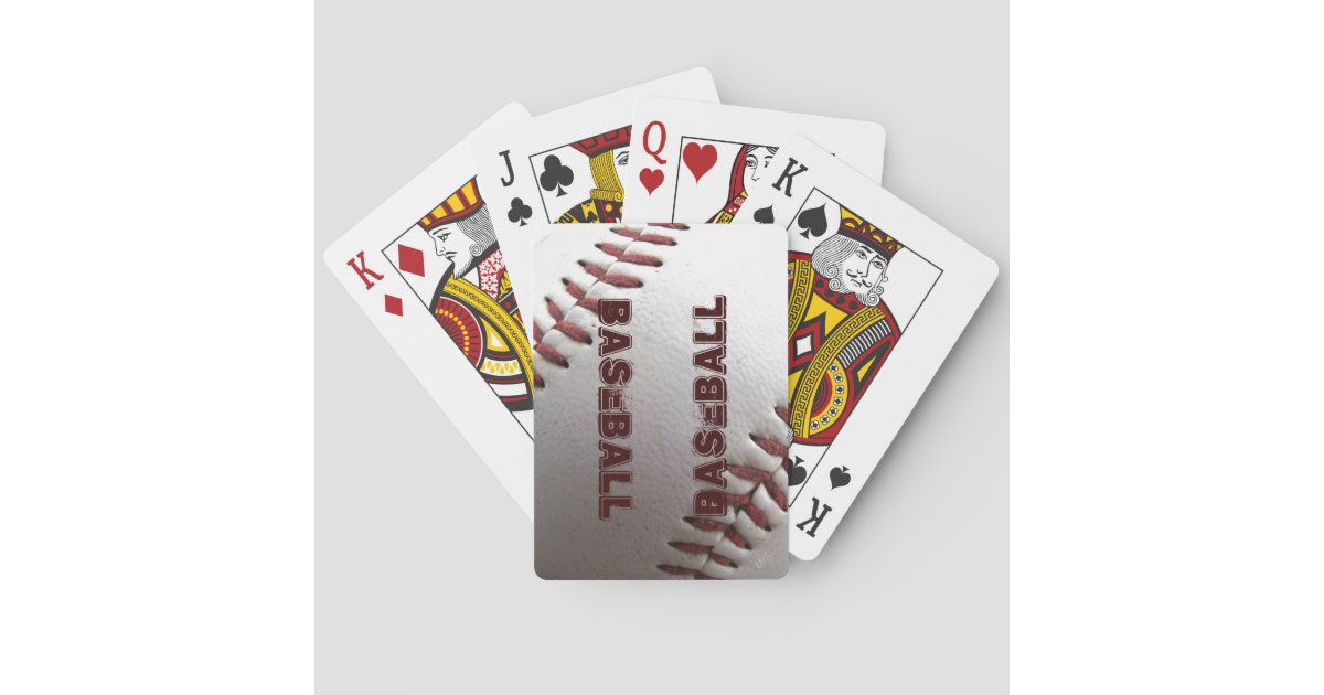 Baseball Poker Cards | Zazzle
