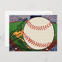 Baseball Postcard | Zazzle