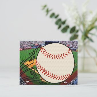 Baseball Postcard | Zazzle