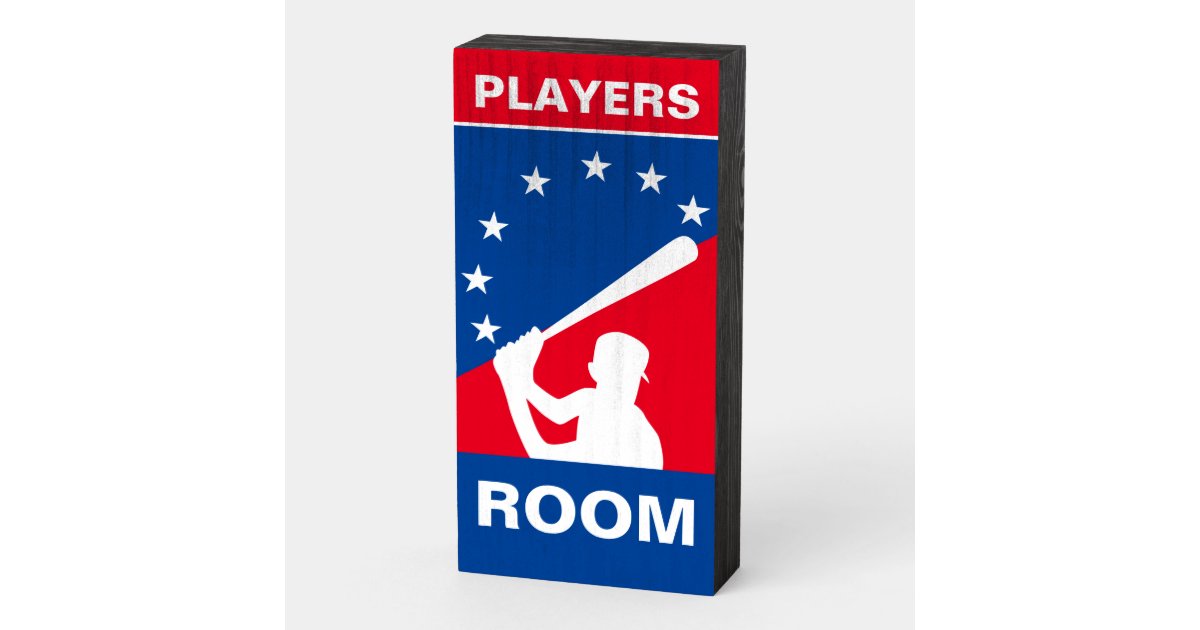 Baseball Room Wooden Box Sign | Zazzle