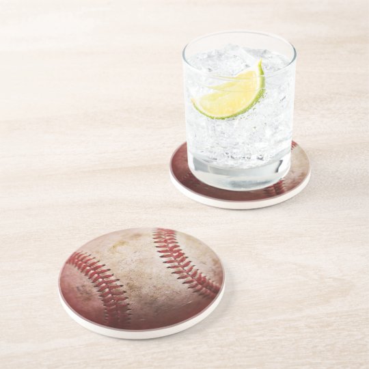 Baseball Round Sandstone Coasters | Zazzle.com