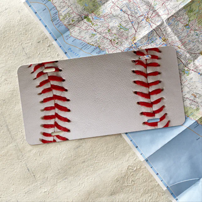 Baseball Softball License Plate | Zazzle