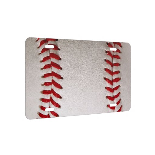 Baseball Softball License Plate | Zazzle