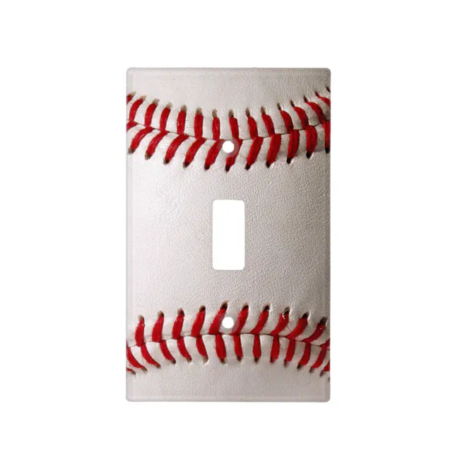 Baseball Softball Light Switch Cover | Zazzle