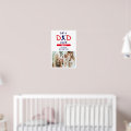 Baseball Sports Best Dad Ever Photo Fathers Day Poster | Zazzle