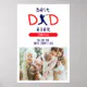 Baseball Sports Best Dad Ever Photo Fathers Day Poster | Zazzle