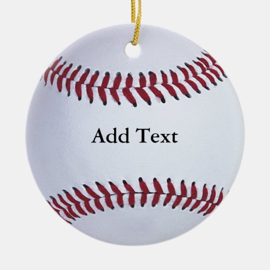 Baseball Sports Ceramic Ornament | Zazzle.com