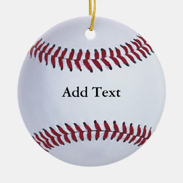Baseball Sports Ceramic Ornament | Zazzle