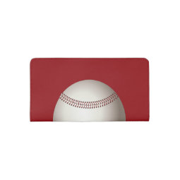 Baseball Sports Design Personalized Name Checkbook Cover | Zazzle