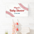 Baseball Sports Theme Baby Shower Welcome Banner | Zazzle