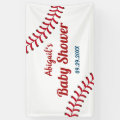 Baseball Sports Theme Baby Shower Welcome Banner | Zazzle