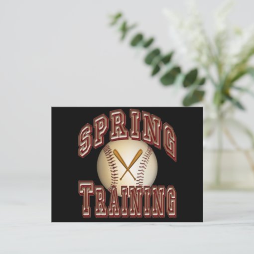 Baseball Spring Training Postcard | Zazzle