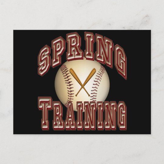 Baseball Spring Training Postcard | Zazzle.com