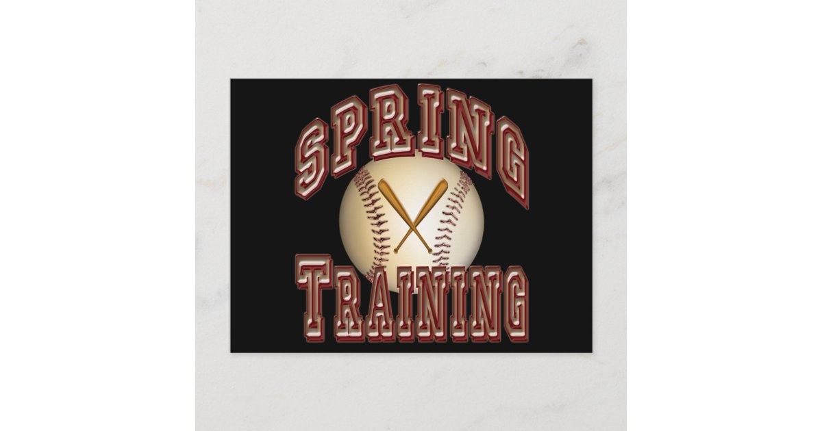 Baseball Spring Training Postcard | Zazzle