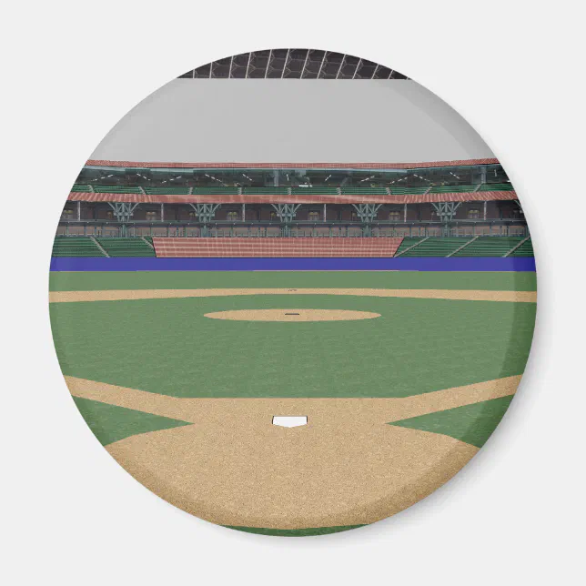 Baseball Stadium: 3D Model: Magnet | Zazzle