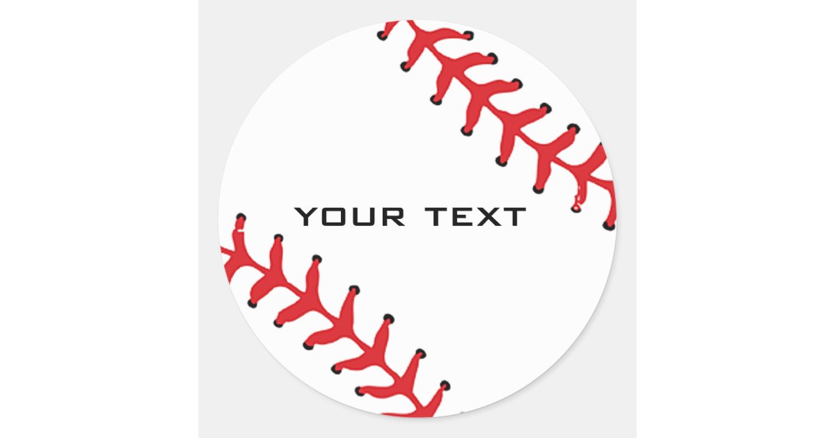 Baseball Sticker | Zazzle