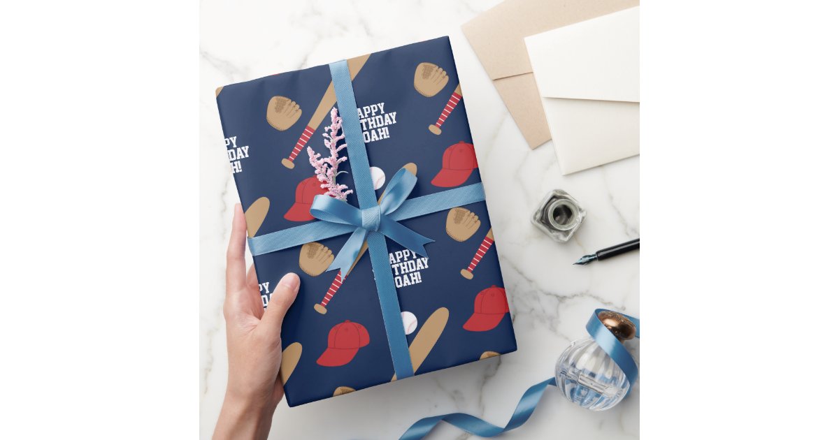 Baseball Super Star Wrapping Paper | Zazzle
