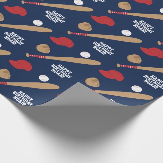 Baseball Super Star Wrapping Paper | Zazzle.com