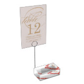 Baseball Table Card Holder | Zazzle